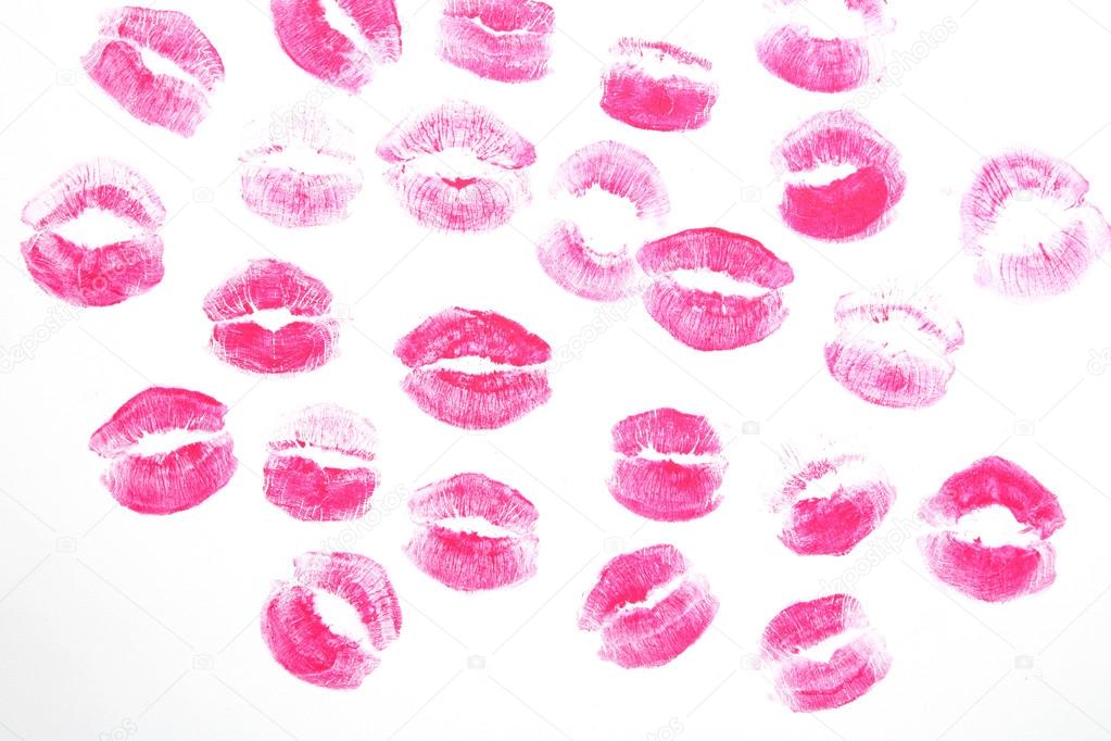 Rouge à lèvres rose bisous — Photographie Elena777 © #44440125