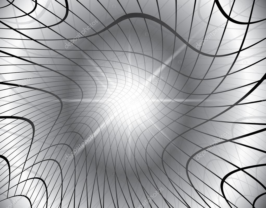 Gray background with distorted grid - vector — Stock Vector © pavalena ... Gray background with distorted grid - vector — Stock Vector © pavalena ...