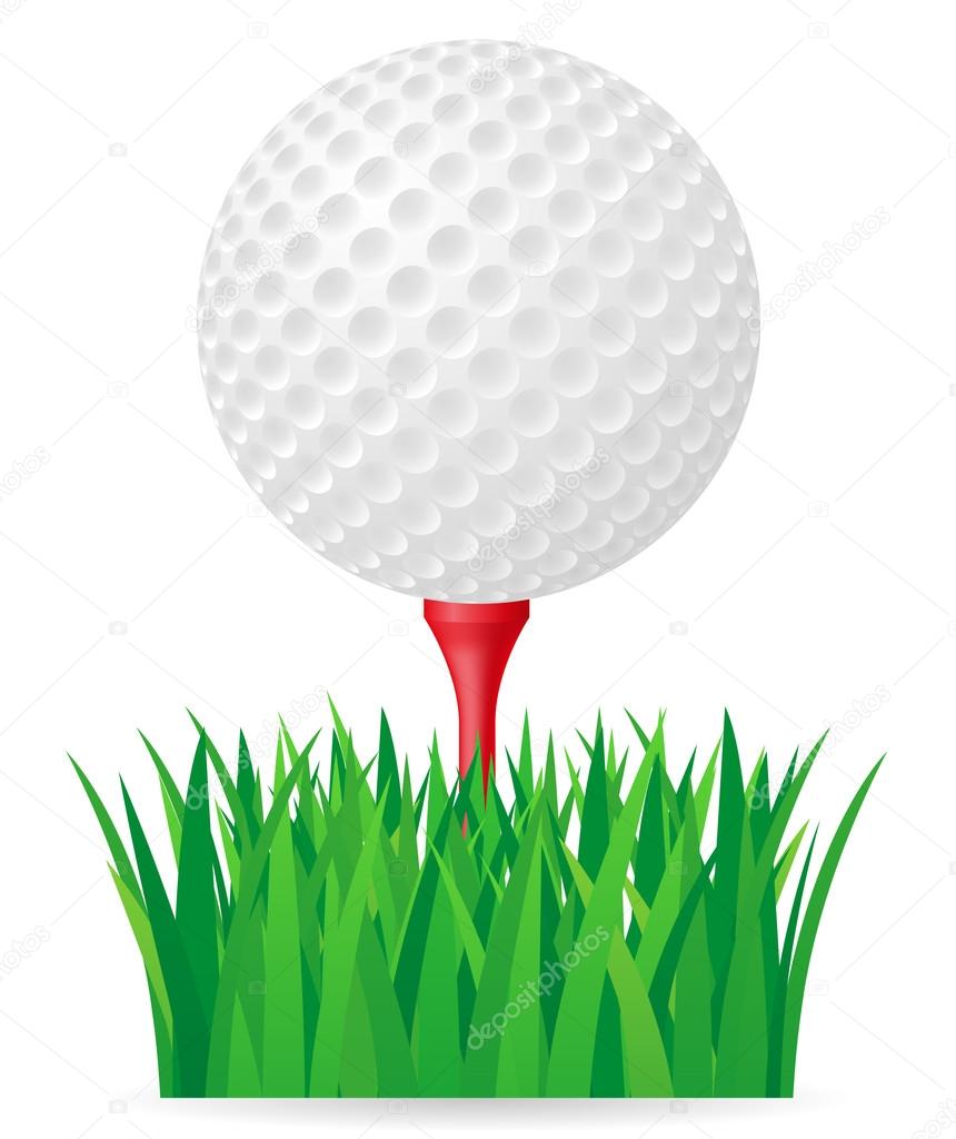 Golf Ball Vector Illustration — Stock Vector © Kontur Vid 22230229