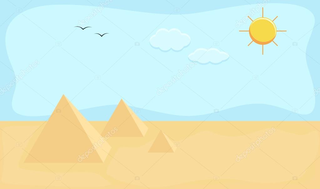 Egypt - Cartoon Background Vector — Stock Vector © baavli #31597333 Egypt - Cartoon Background Vector — Stock Vector © baavli #31597333
