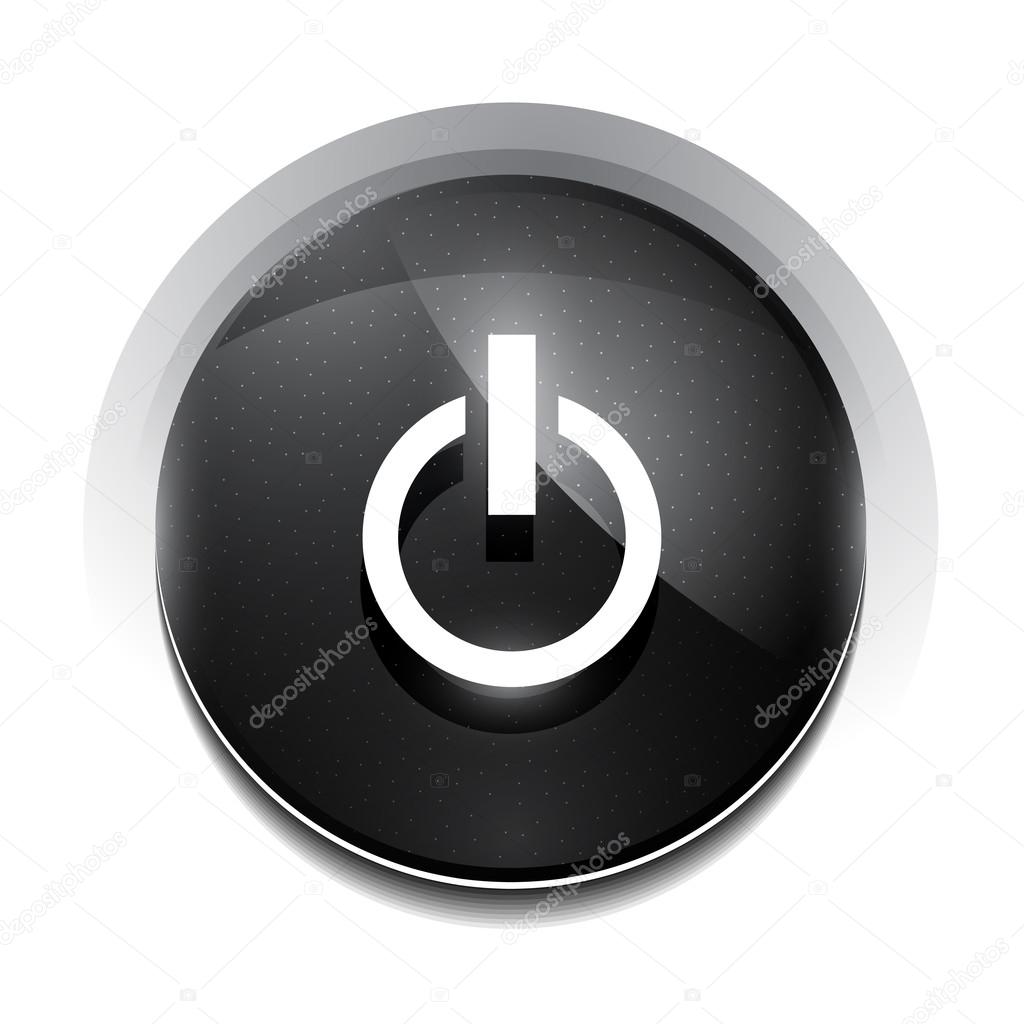 Vector black power button — Stock Vector © akomov #22728237 Vector black power button — Stock Vector © akomov #22728237
