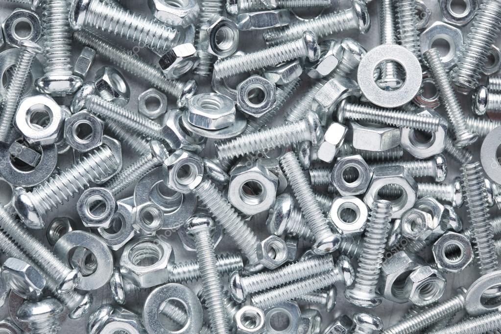 Nuts and bolts background — Stock Photo © SSilver #32621051 Nuts and bolts background — Stock Photo © SSilver #32621051
