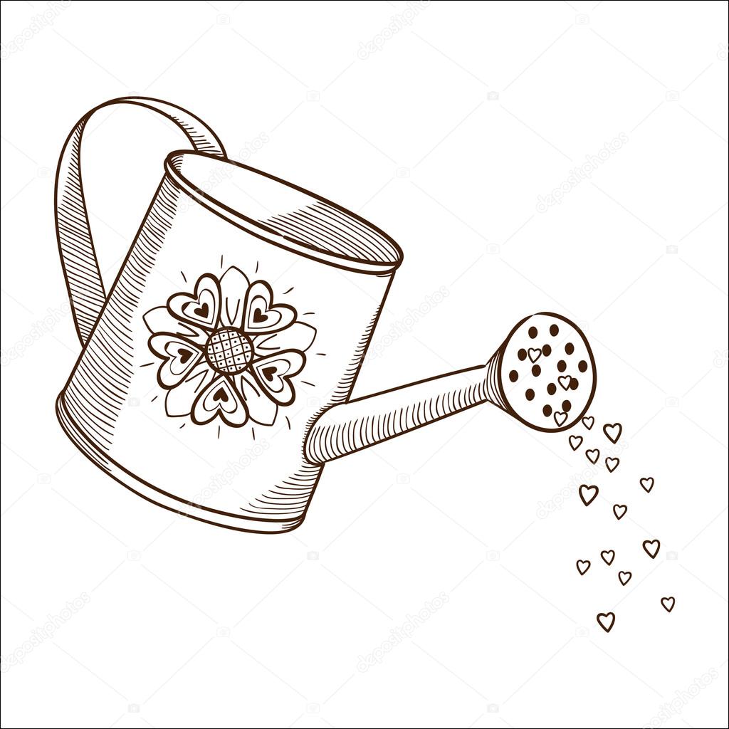 Dibujo De Regadera Con Flores Para Colorear Dibujos Para Colorear 50440 ... Dibujo De Regadera Con Flores Para Colorear Dibujos Para Colorear 50440 ...