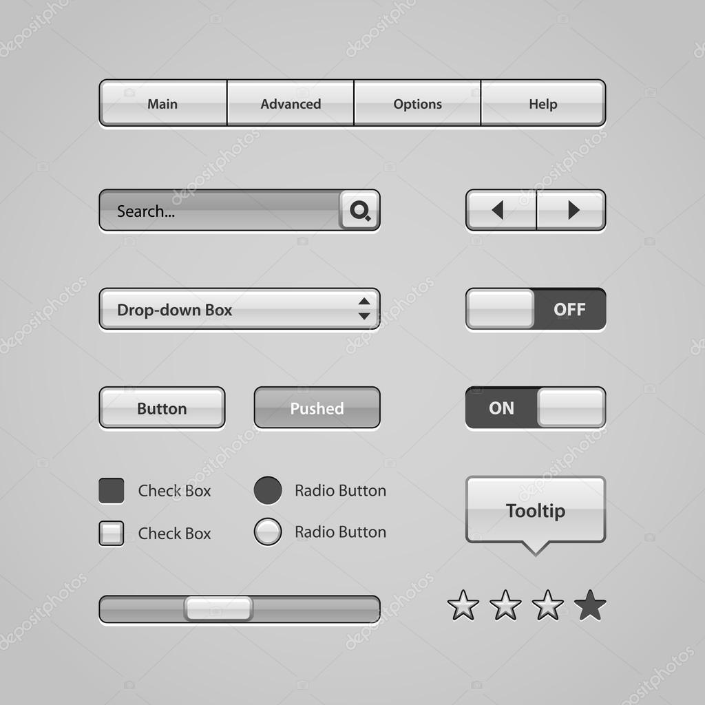 Clean Light User Interface Controls. Web Elements. Website, Software UI ... Clean Light User Interface Controls. Web Elements. Website, Software UI ...