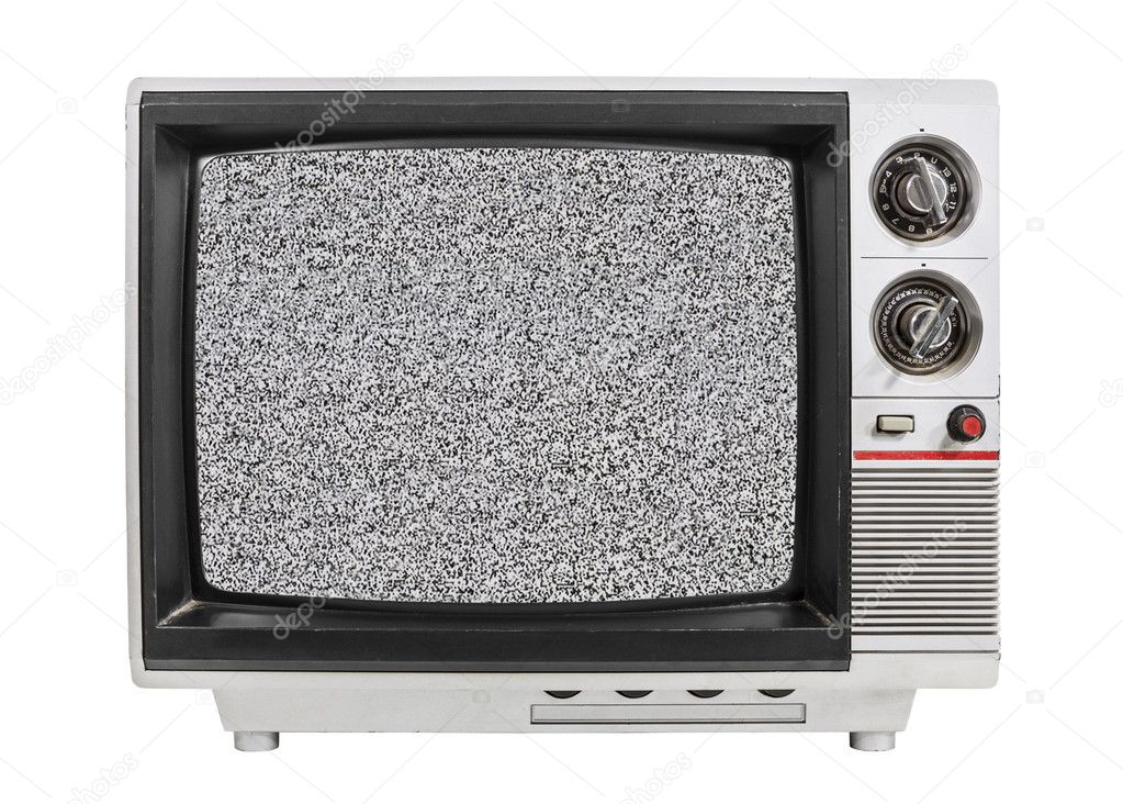 Static Screen Old TV Isolated — Stock Photo © trekandshoot #20044691 Static Screen Old TV Isolated — Stock Photo © trekandshoot #20044691