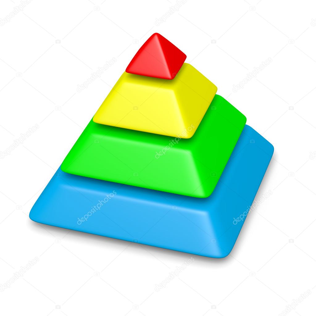 Colorful pyramid 4 levels stack — Stock Photo © mrgao #26198171 Colorful pyramid 4 levels stack — Stock Photo © mrgao #26198171