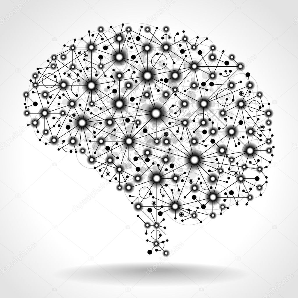 Abstract human brain — Stock Vector © VLADGRIN #36706315 Abstract human brain — Stock Vector © VLADGRIN #36706315