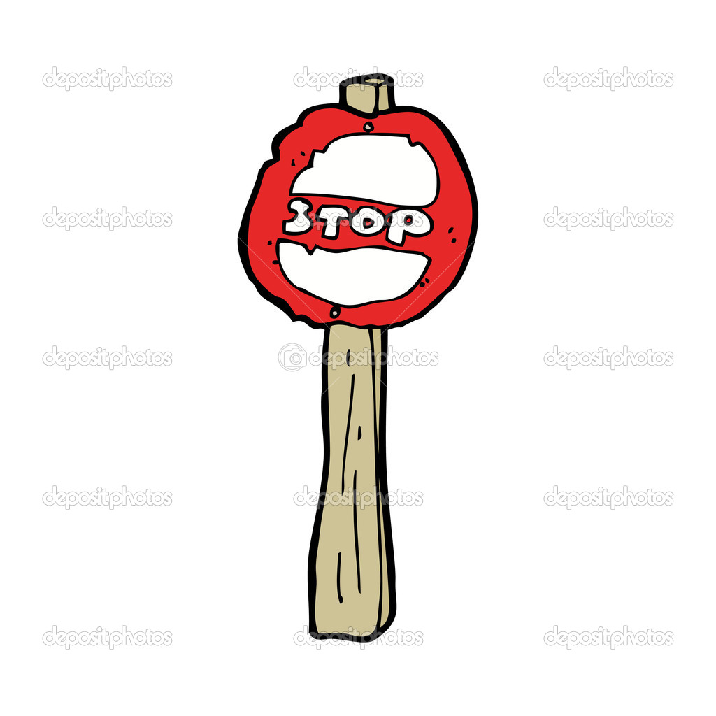 Cartoon stop sign — Stock Vector © lineartestpilot #13573822 Cartoon stop sign — Stock Vector © lineartestpilot #13573822