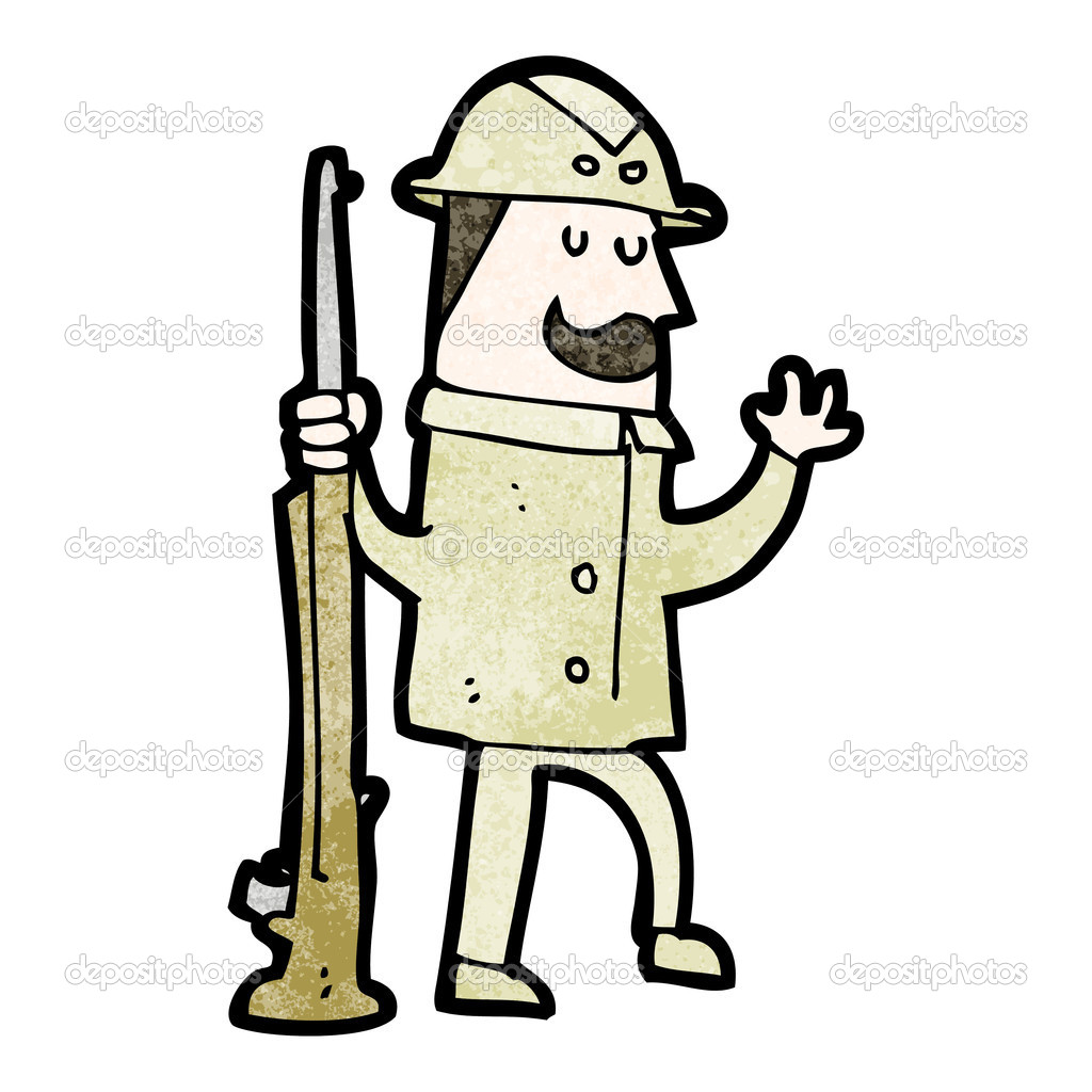Cazador de safari de dibujos animados — Vector de stock #21547701 — Depositphotos