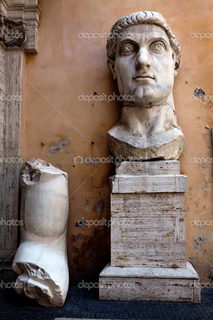 Colossus of Constantine was a colossal acrolithic statue of the late ...