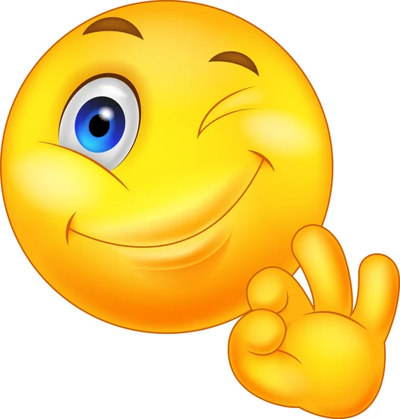 Smiley emoticon with ok sign — Stock Vector © tigatelu #25389697 Smiley emoticon with ok sign — Stock Vector © tigatelu #25389697