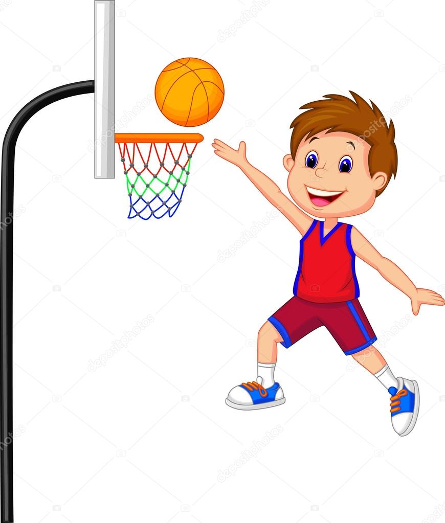 Boy playing Basketball — Stock Vector © tigatelu #32962223 Boy playing Basketball — Stock Vector © tigatelu #32962223