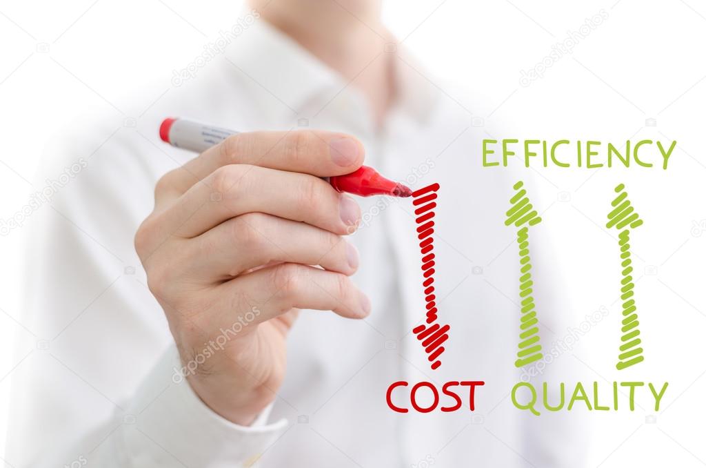 Quality, efficiency and cost — Stock Photo © zagandesign #25275685 Quality, efficiency and cost — Stock Photo © zagandesign #25275685