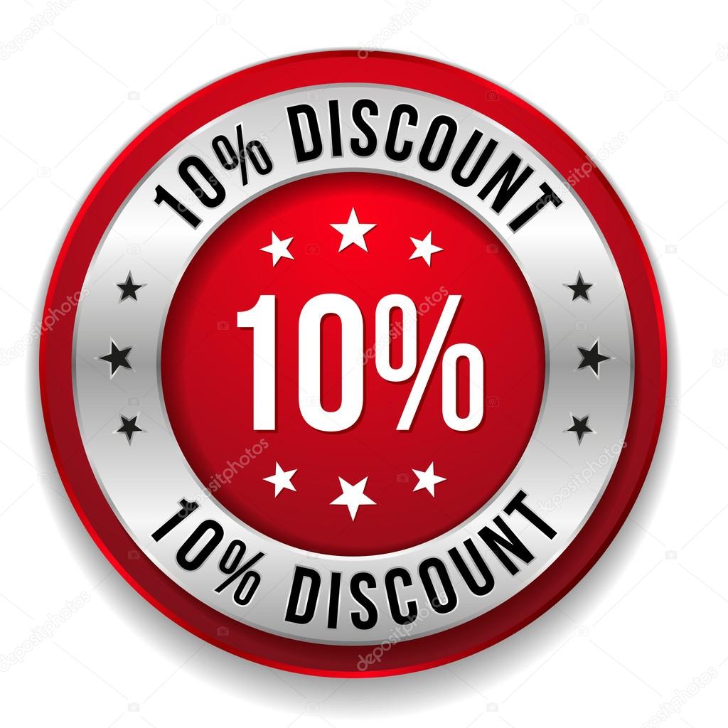 10 Percent Discount — Stock Vector 45099217