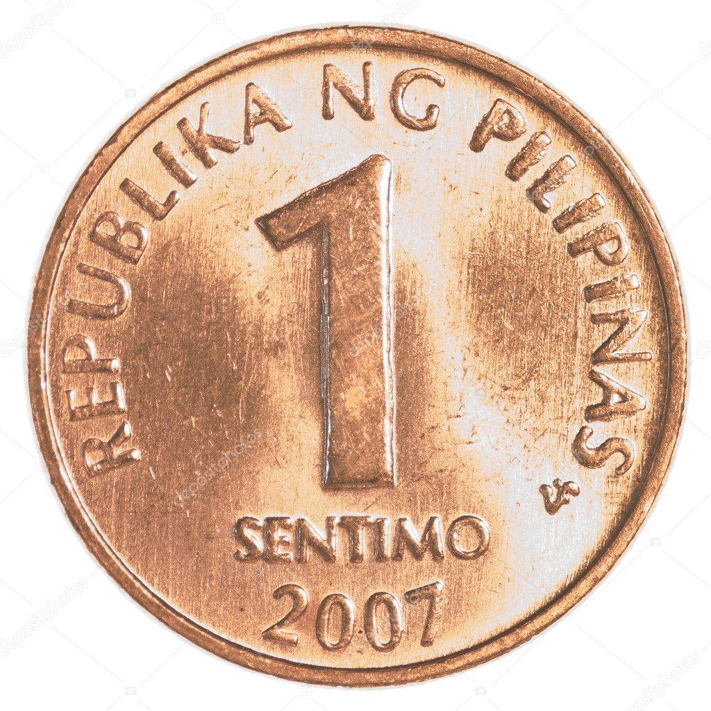 1 Philippine sentimo coin — Stock Photo © asafeliason #33105009