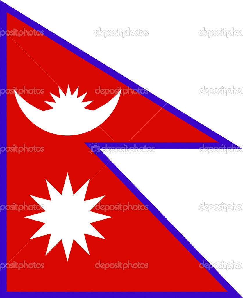 Federal Democratic Republic of Nepal flag — Stock Photo © PeterEtchells ... Federal Democratic Republic of Nepal flag — Stock Photo © PeterEtchells ...