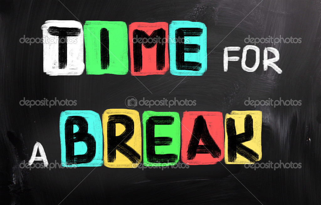 Time For A Break Concept — Stock Photo © nevenova #32874867