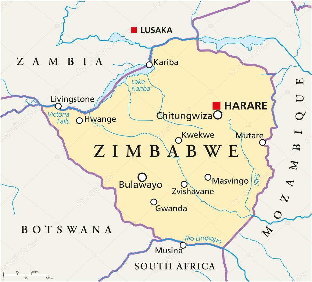 Zimbabwe Political Map — Stock Vector © Furian #51379729 Zimbabwe Political Map — Stock Vector © Furian #51379729