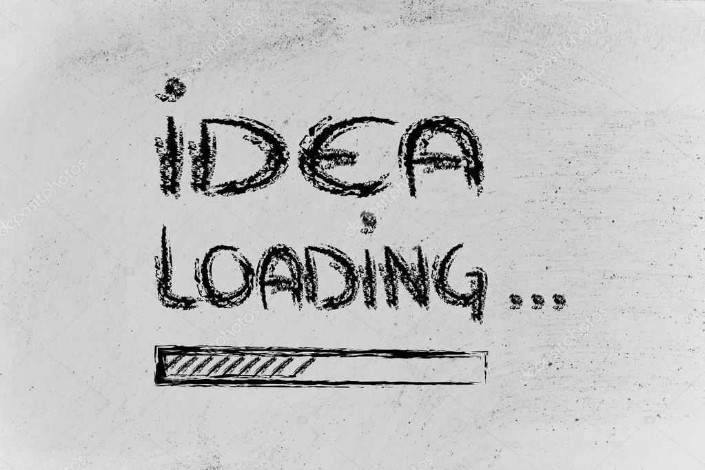 Idea loading, progress bar — Stock Photo © Faithie #45250939 Idea loading, progress bar — Stock Photo © Faithie #45250939