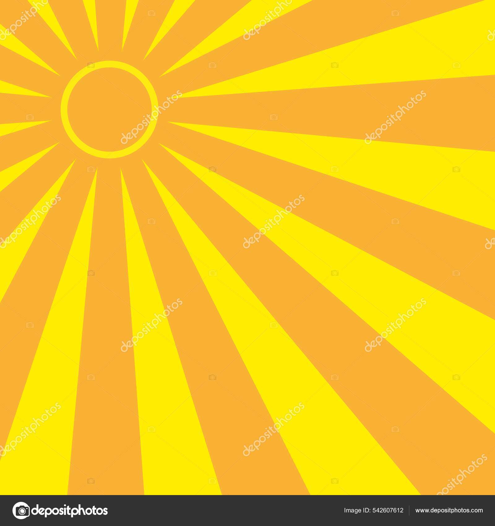 Yellow Sun Rays Vector Suns Rays PNG Picture, Png Sun Vector Free