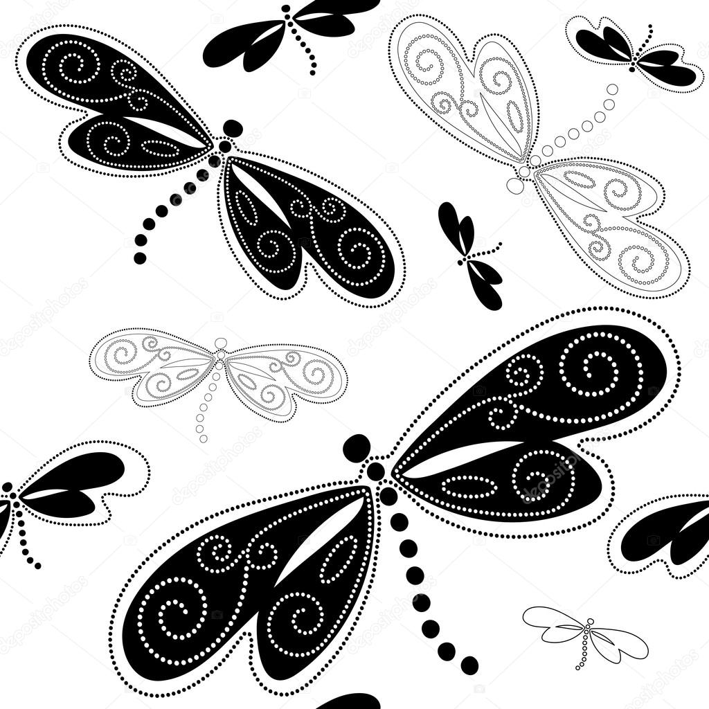 Seamless white-black pattern Stock Vector by ©OlgaDrozd 13516757 Seamless white-black pattern Stock Vector by ©OlgaDrozd 13516757