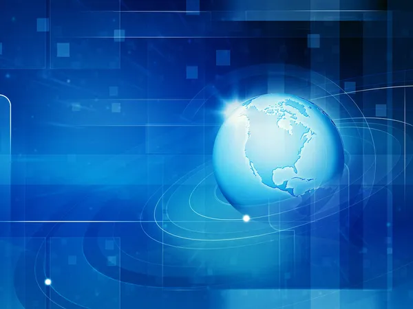 Vector tech background — Stock Vector © Denchik #3699609