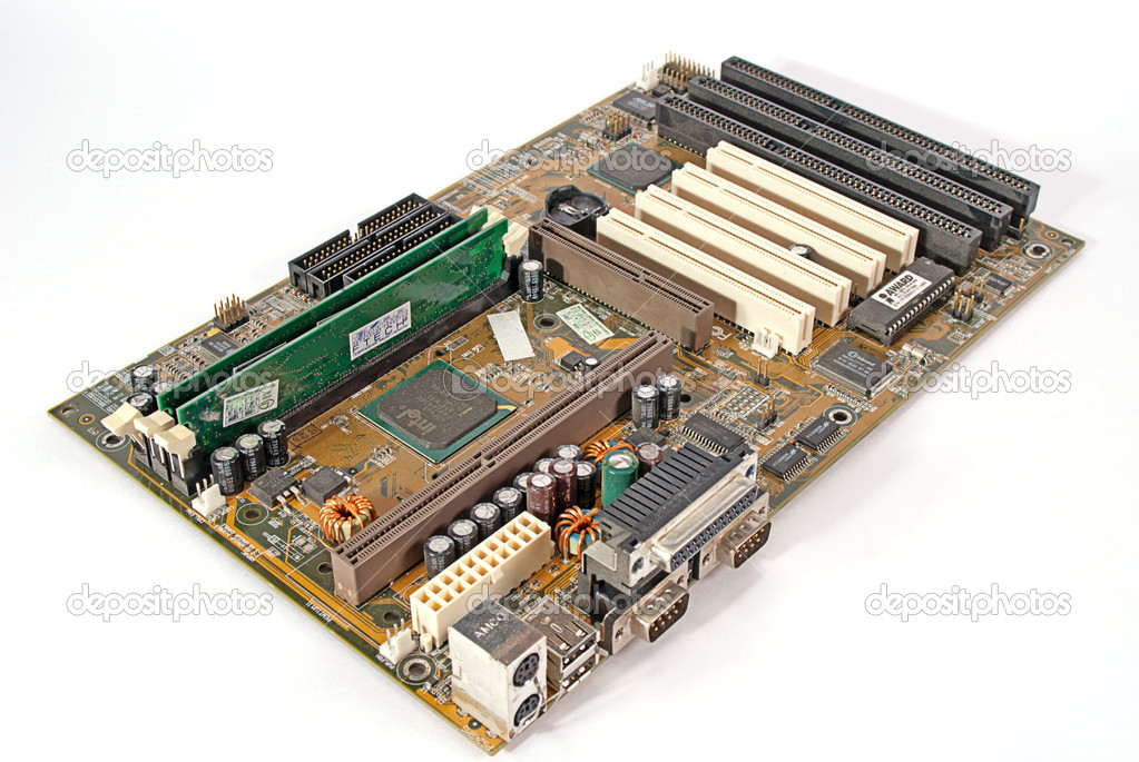 Motherboard, mainboard, system board — Stock Photo © pervach #13774896