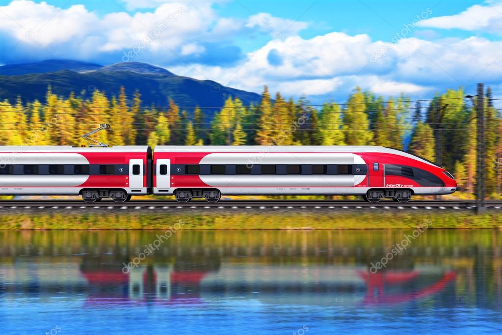High speed train Stock Photo by ©scanrail 34100533
