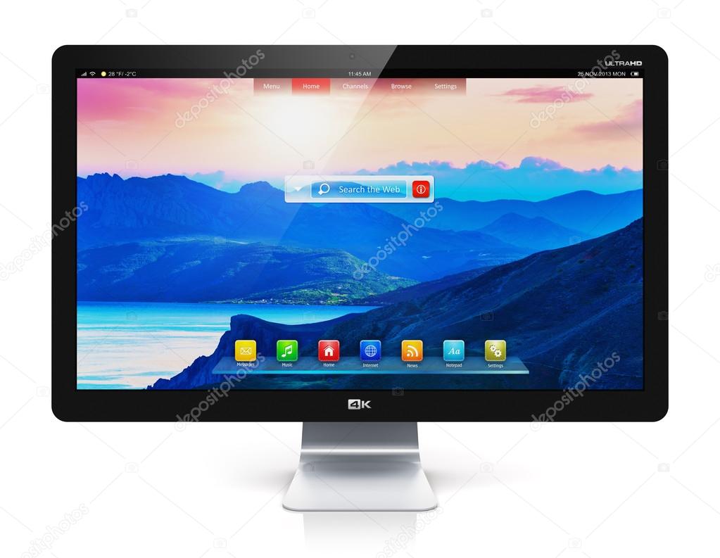 Modern computer monitor Stock Photo by ©scanrail 34887425