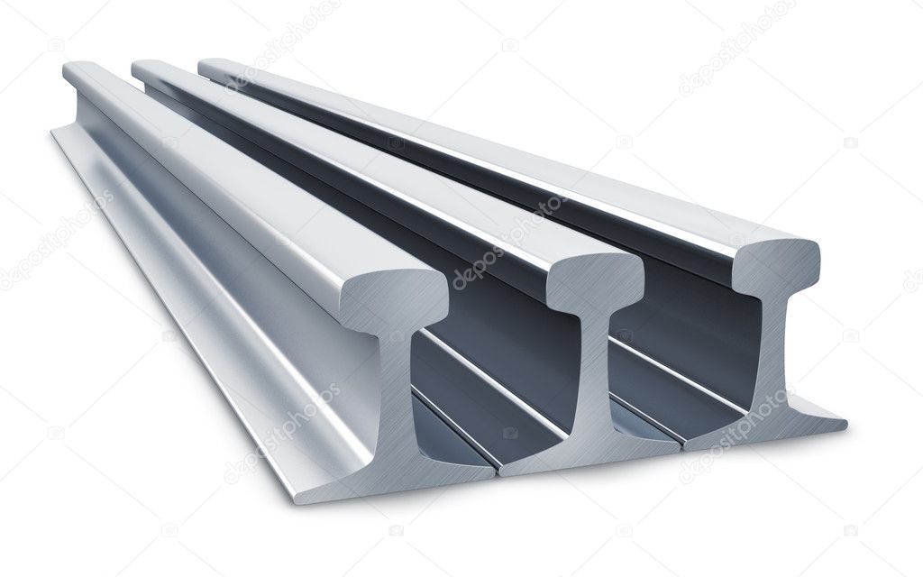 Steel rails Stock Photo by ©scanrail 34887507