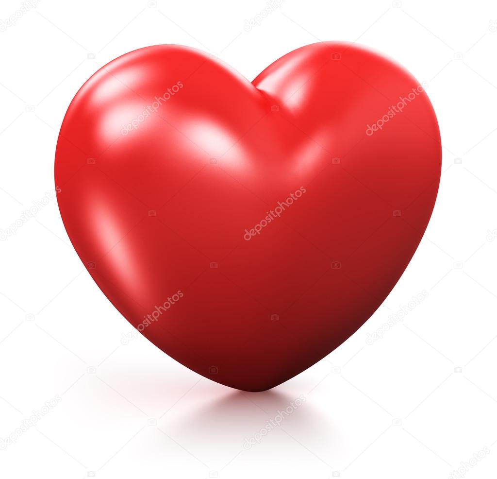 Red heart Stock Photo by ©scanrail 35732423