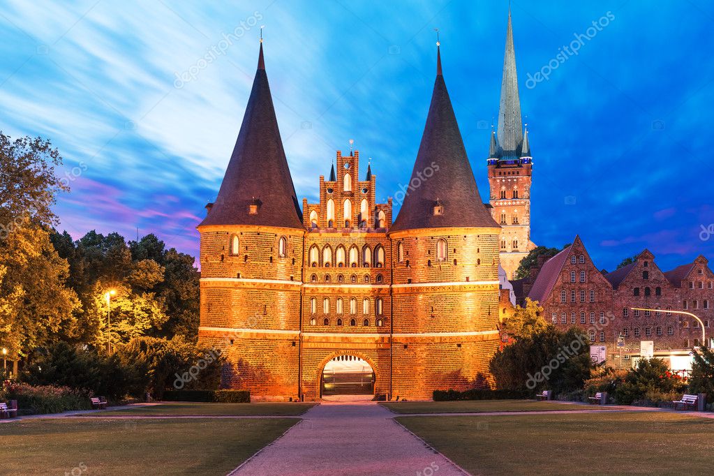 The Holsten Gate in Lubeck, Germany Stock Photo by ©scanrail 49451055