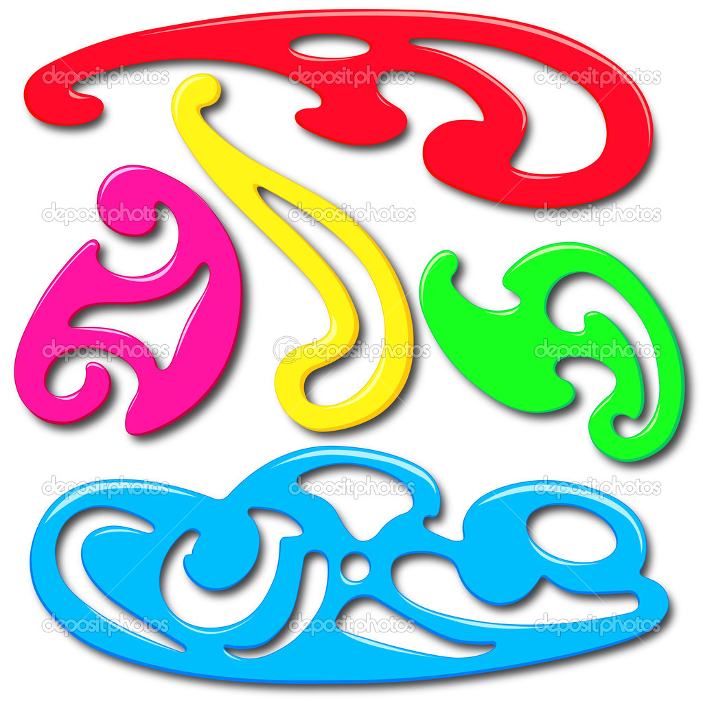 French curves Stock Vector Image by ©AlexanderZam #24764723