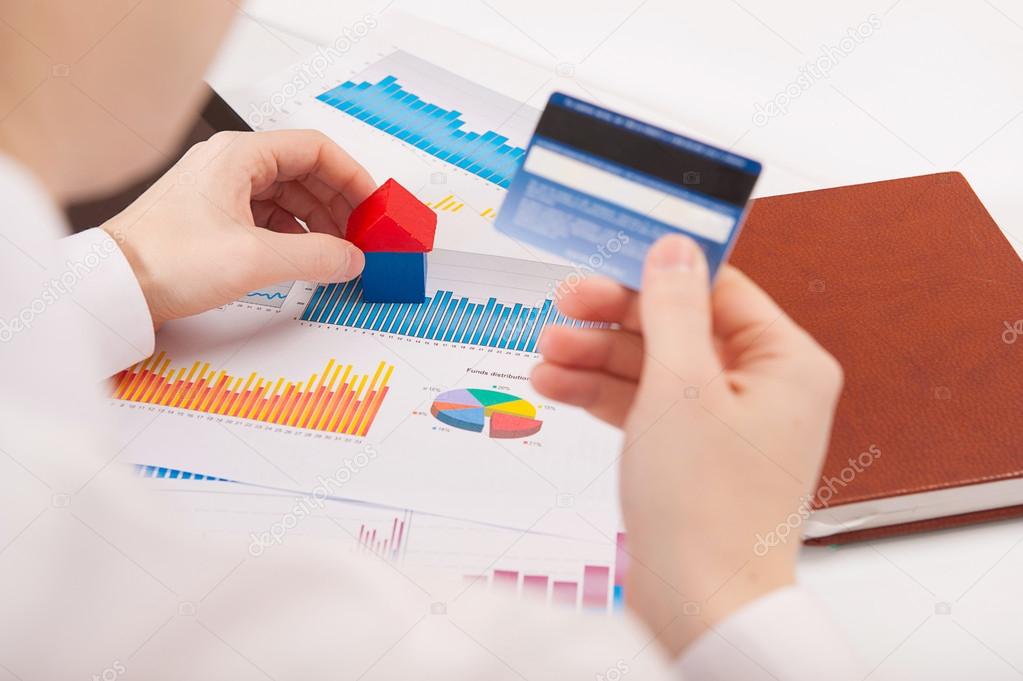 Young man making online payment — Stock Photo © petrograd99 #14167153