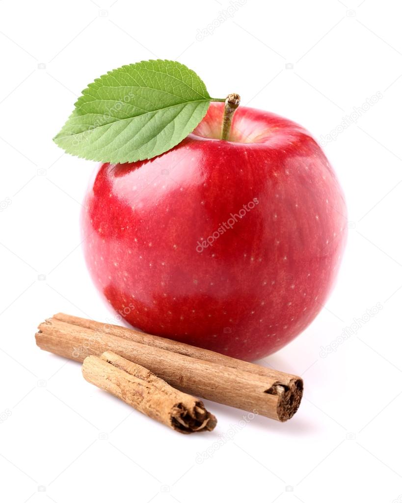 Apple with cinnamon Stock Photo by ©Dionisvera 25633903