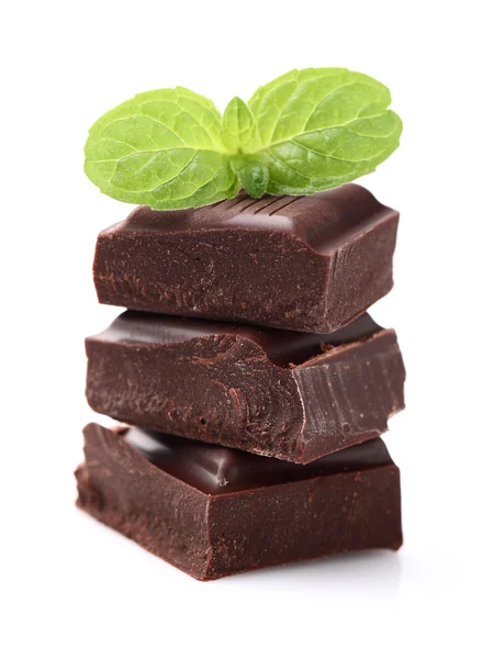 Chocolate con menta: fotografía de stock © Dionisvera #13796436 ...