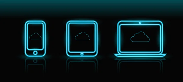 Vector technology icons Stock Vector by ©Elisanth 28537249