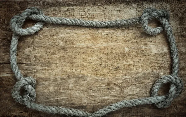 Frame made of old rope — Stock Photo © alan64 #5211294