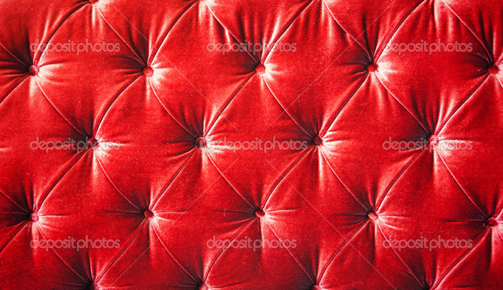Vintage red padding cushion texture — Stock Photo © Observer #28663271