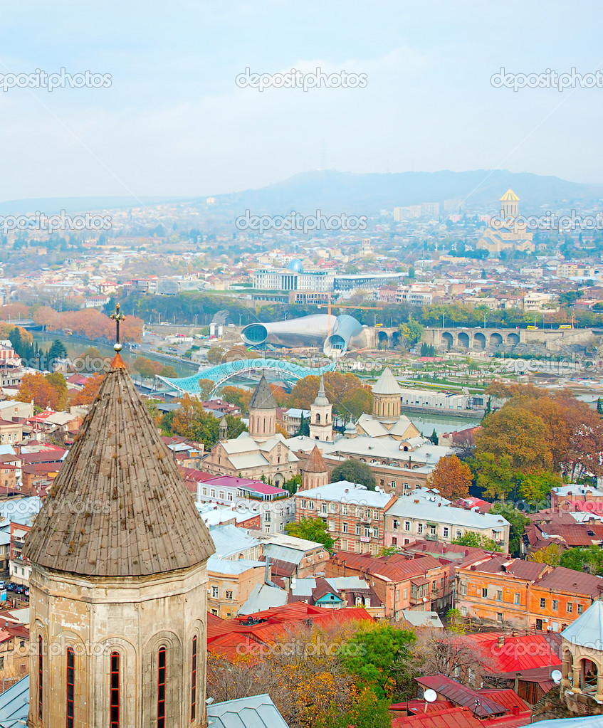 Tbilisi skyline Stock Photo by ©joyfull 45936183