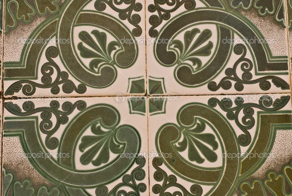 The polychrome ceramic tiled panel Stock Photo by ©elenapavlova 29048451