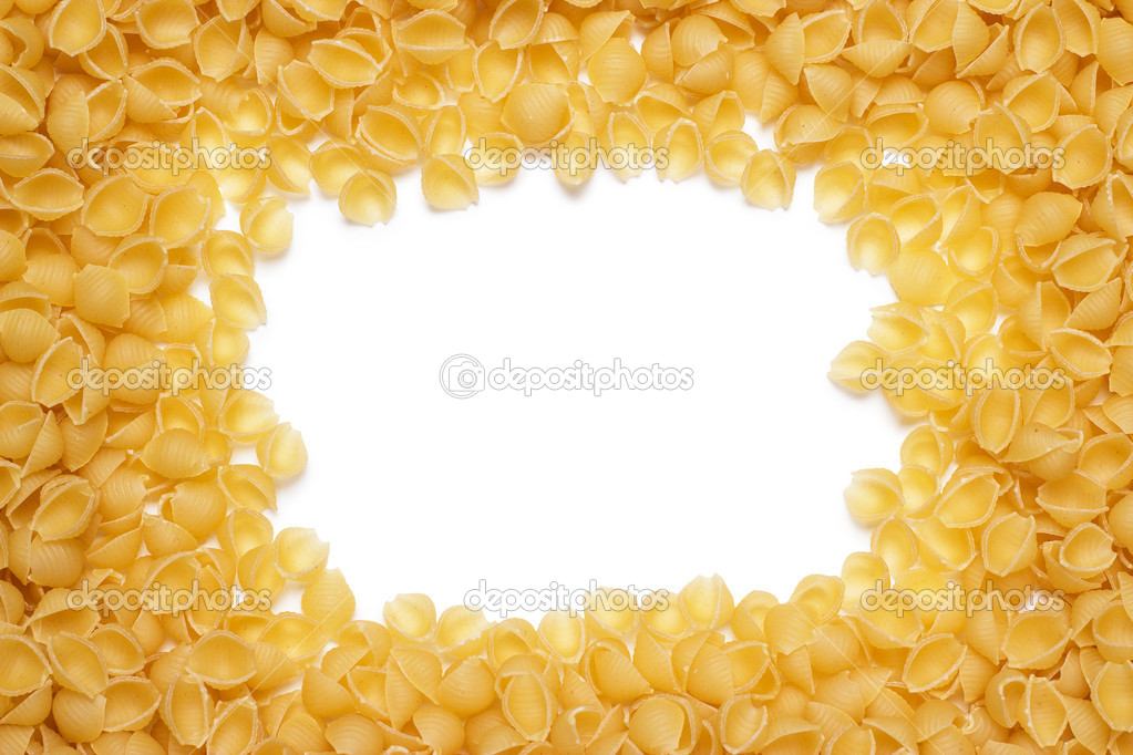 Macaroni background with copy space in the middle Stock Photo by ...