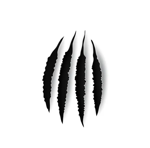 Tiger Claw Mark Scratches Vector Slash Traces Wild Cat Animal Stock Vector Image by ©buchan ...