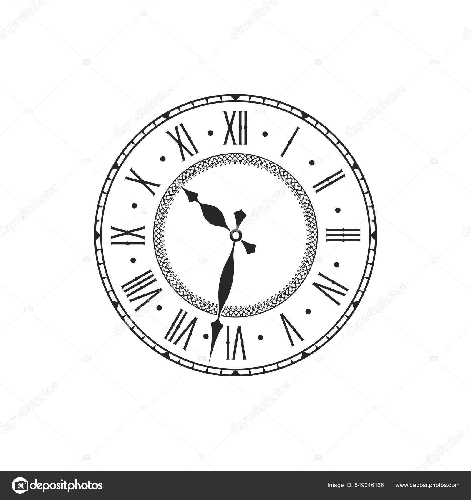 Reloj Numeros Romanos Vector Best Selection | www.pinnaxis.com