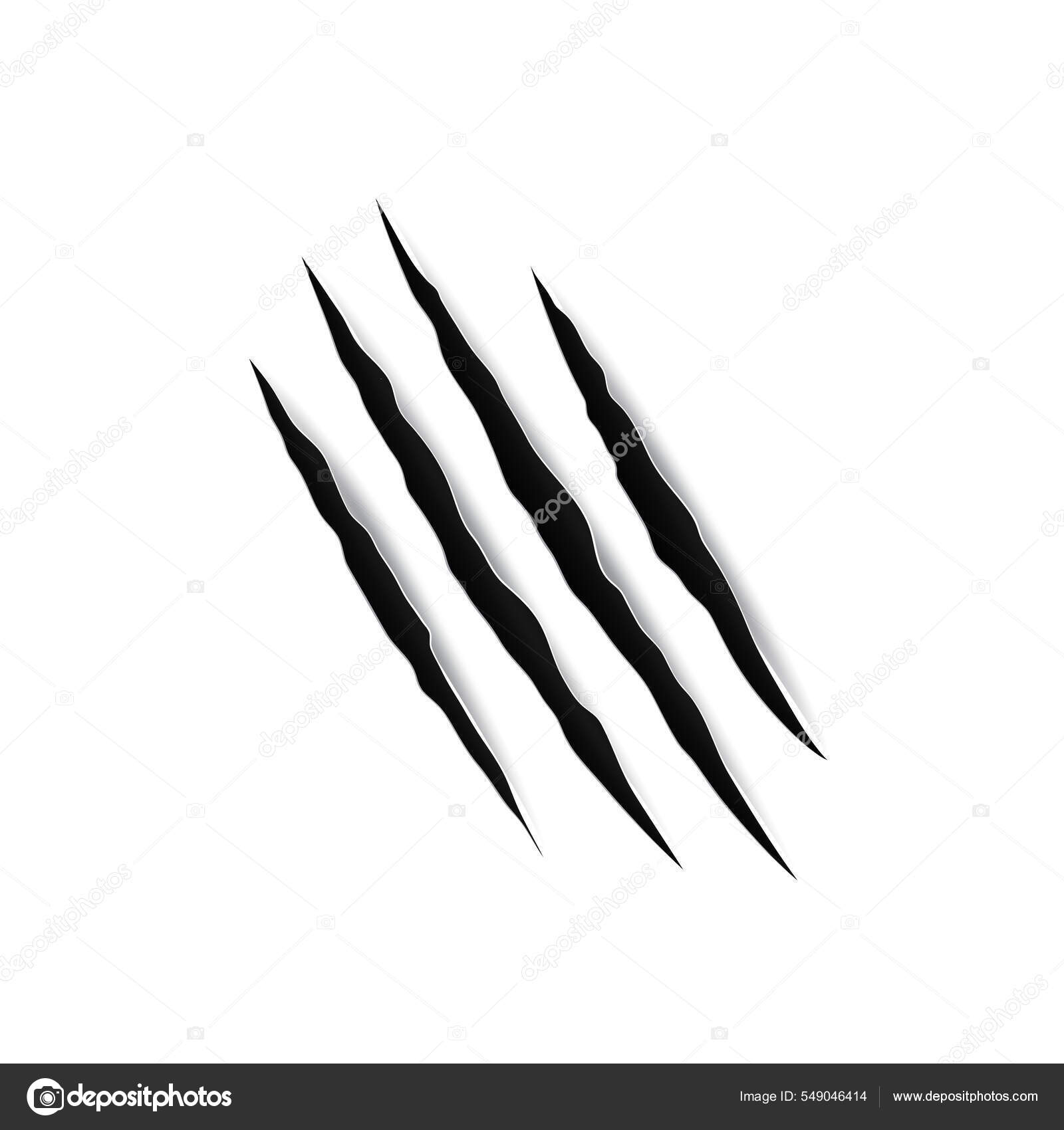 Tiger Paw With Claws Ripping