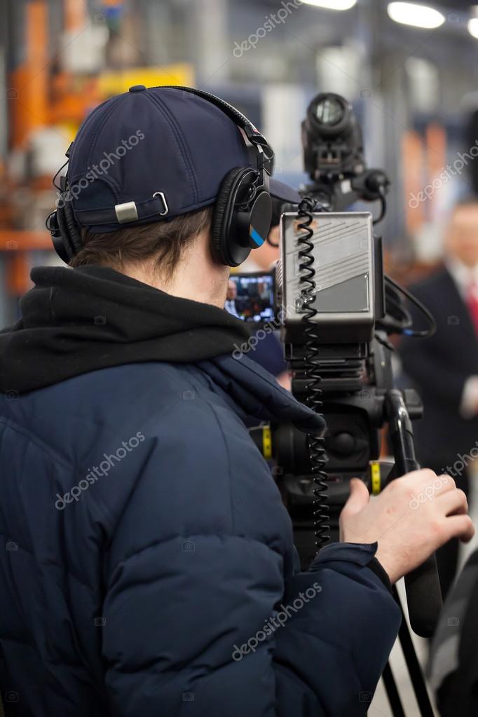 Cameraman — Stock Photo © uatp12 #19495237 Cameraman — Stock Photo © uatp12 #19495237