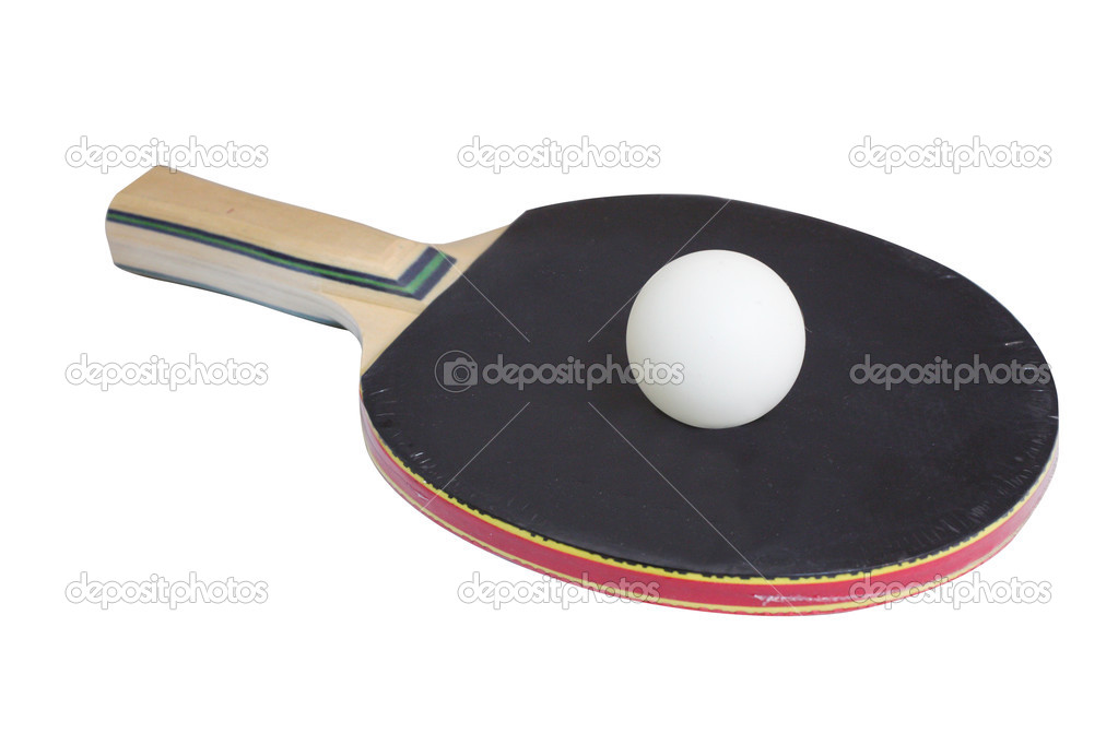 Ping pong racket and ball Stock Photo by ©uatp12 24593719
