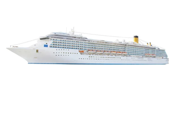 Cruise ship side view | Cruise ship isolated side view — Stock Photo ...