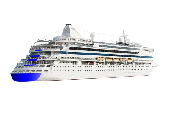 Cruise ship side view | Cruise ship isolated side view — Stock Photo ...