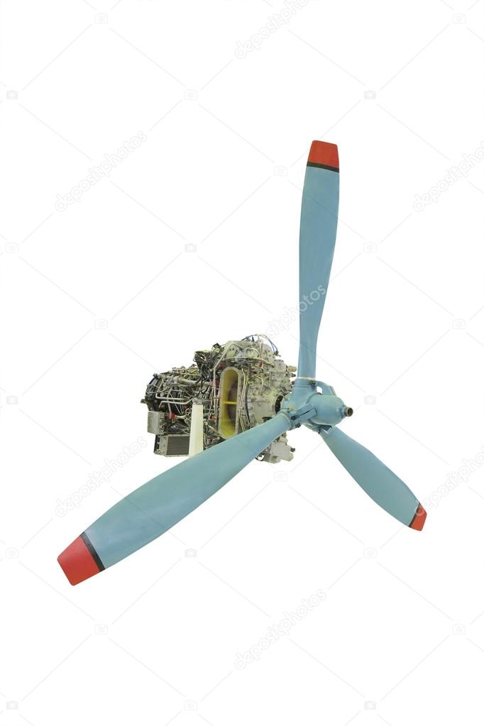 Turbo jet engine with propeller Stock Photo by ©uatp12 45939825